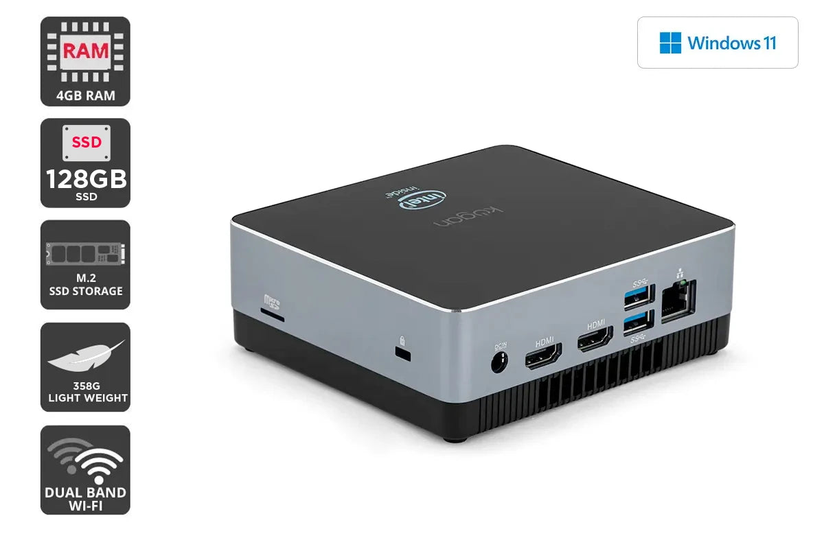 Kogan Atlas G700 Mini PC with Windows 11 Home S (4GB, 128GB) – Like Ne ...